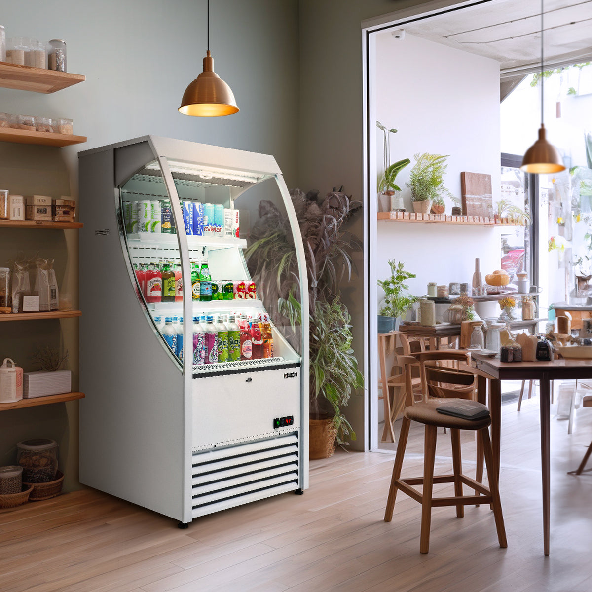 39-inch Vertical Open Air Refrigerator for Sale