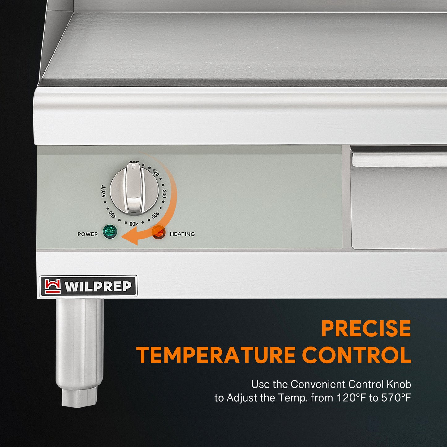 16" Commercial Electric Countertop Griddle 110V – Wilprep Kitchen