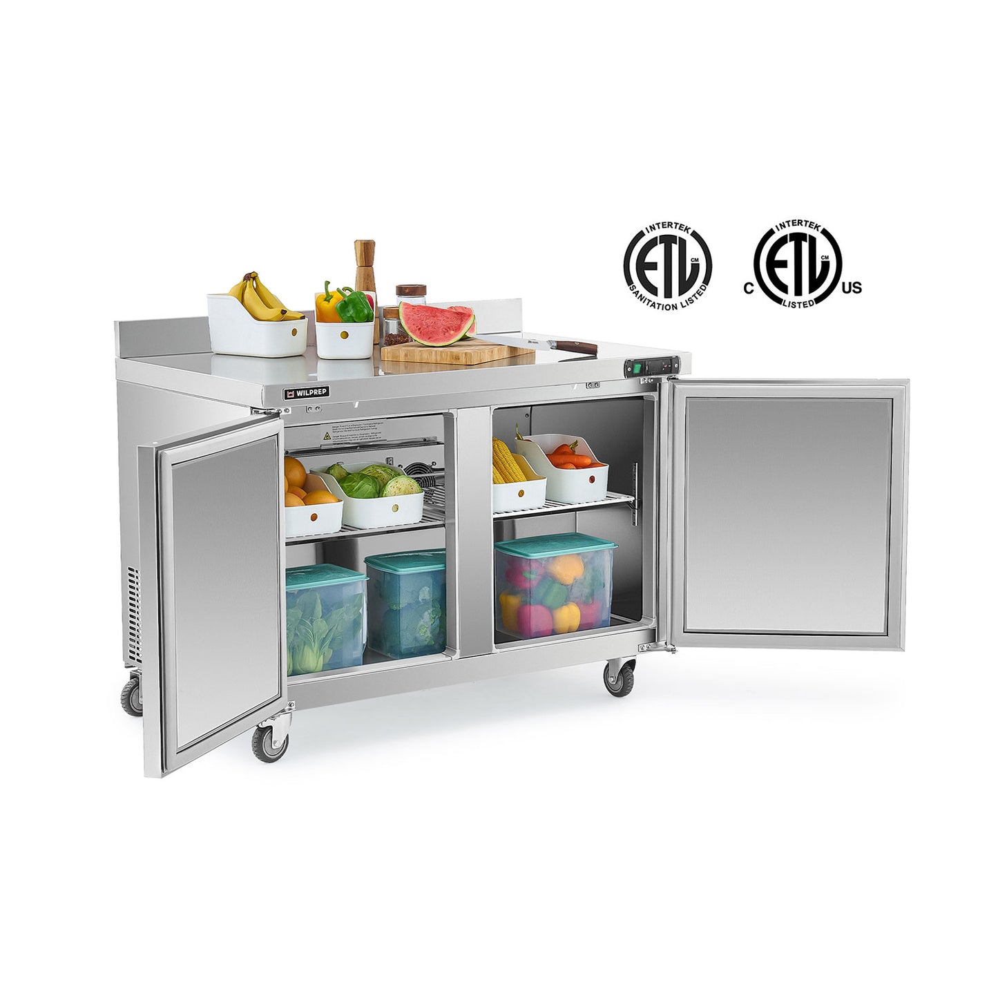 48-inch Under-Counter Worktop Refrigerator – Wilprep Kitchen