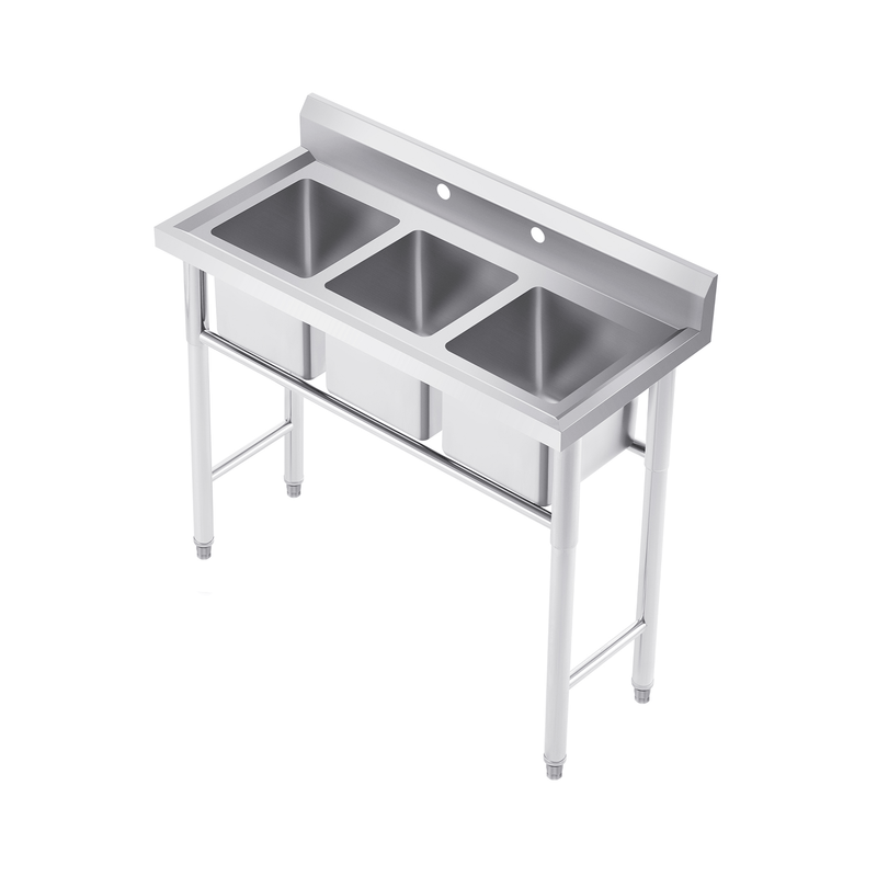 Wilprep Commercial 3 Compartment Sink for Sale (11x10") – Wilprep Kitchen